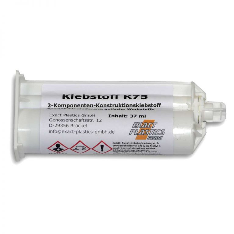 Klebstoff K75 - www.exact-plastics-gmbh.de